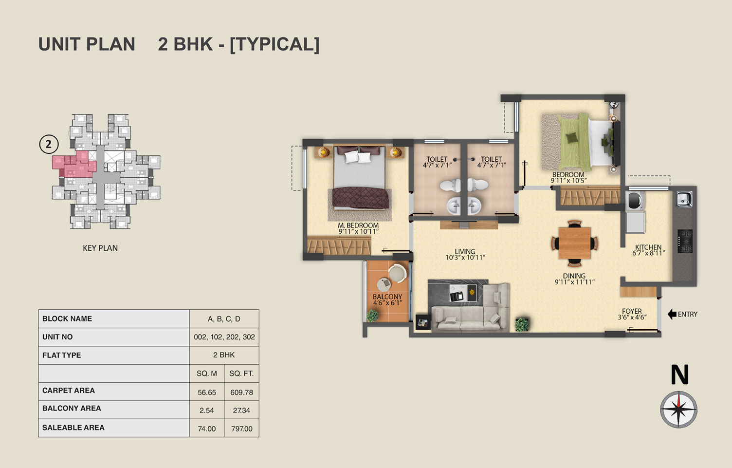 Pride Sunrise - Floor Plan